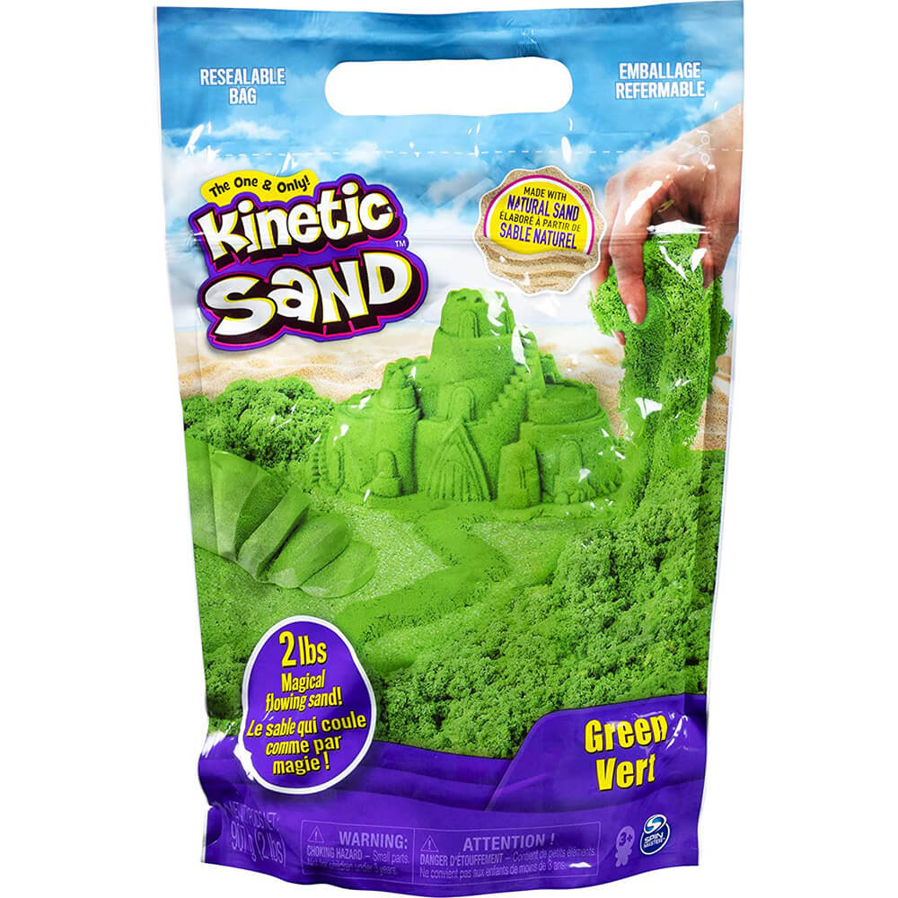 Kinetic Sand 2lb Green Bag Of Sand kinetic-sand-2lb-green-bag-of-sand