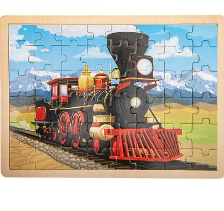 Adventure Planet Locomotive Train Adventure 48-Piece Jigsaw Puzzle ...
