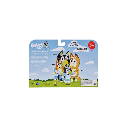 Bluey Series 9 Bluey and Family Figure 4-Pack – Maziply Toys