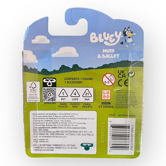Bluey Story Starter Pack Mum and Ballet 3 Inch Figure – Maziply Toys