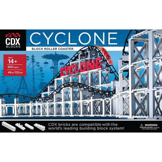 CDX Blocks The Cyclone Roller Coaster 900 Piece Building Kit – Maziply Toys
