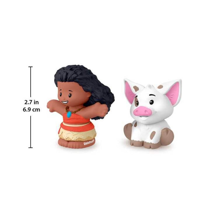 Fisher-Price Little People Disney Princess Moana & Pua Figure Set ...