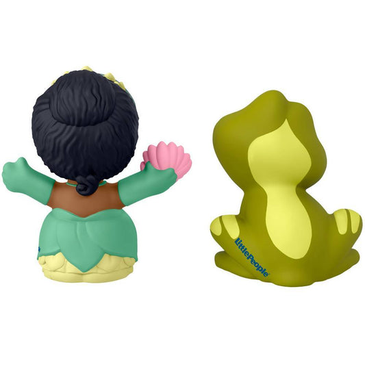 Fisher-Price Little People Disney Princess Tiana & Naveen Figure Set ...