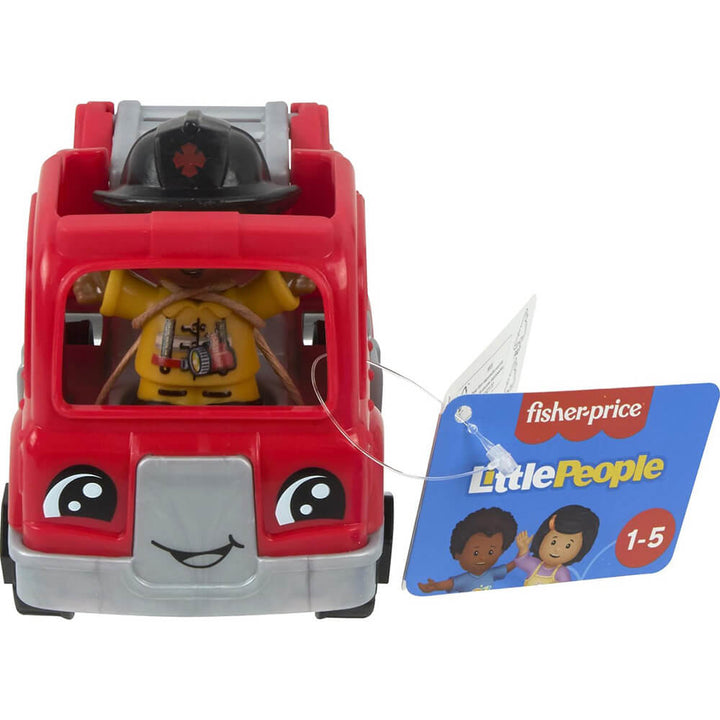 Fisher-Price Little People Firetruck and Firefighter Figure Set ...