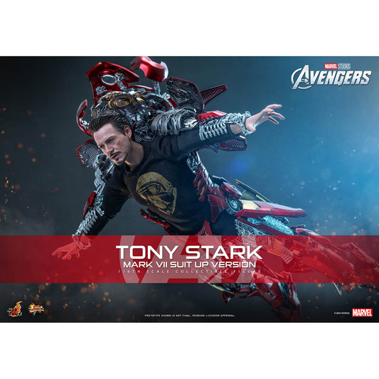 Hot Toys Tony Stark (Mark VII Suit-Up Version) Sixth Scale Figure ...