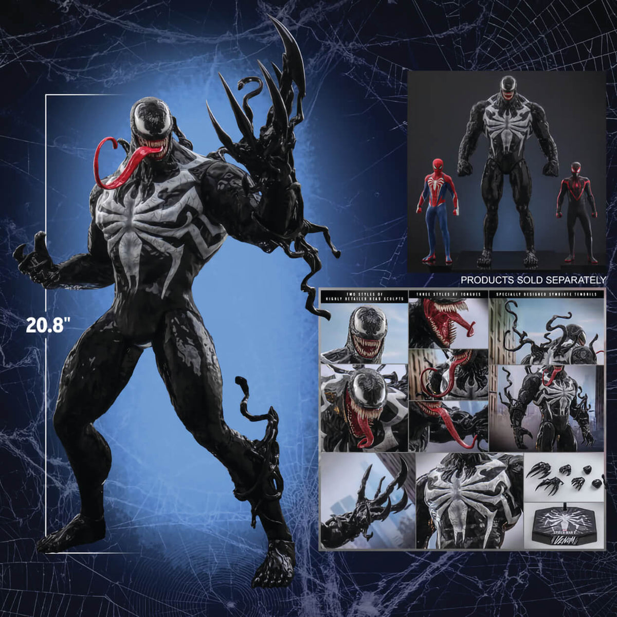 Hot Toys Venom (Marvel's Spider-Man 2) Sixth Scale Figure – Maziply Toys