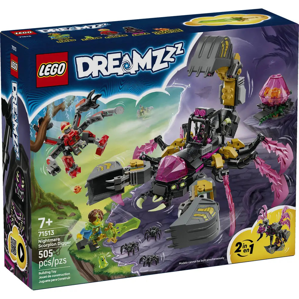 LEGO® DREAMZzz™ Nightmare Scorpion Digger Building Toy 71513 – Maziply Toys