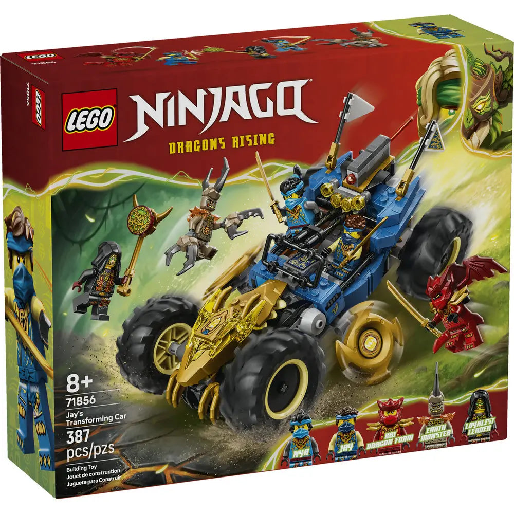 LEGO® NINJAGO® Jay’s Transforming Car Racing Toy 71856 – Maziply Toys