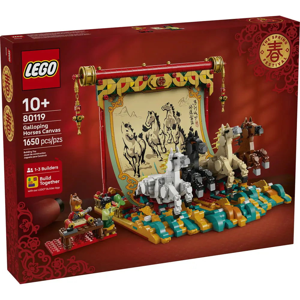 LEGO® Spring Festival Galloping Horse Canvas Toy 80119 – Maziply Toys