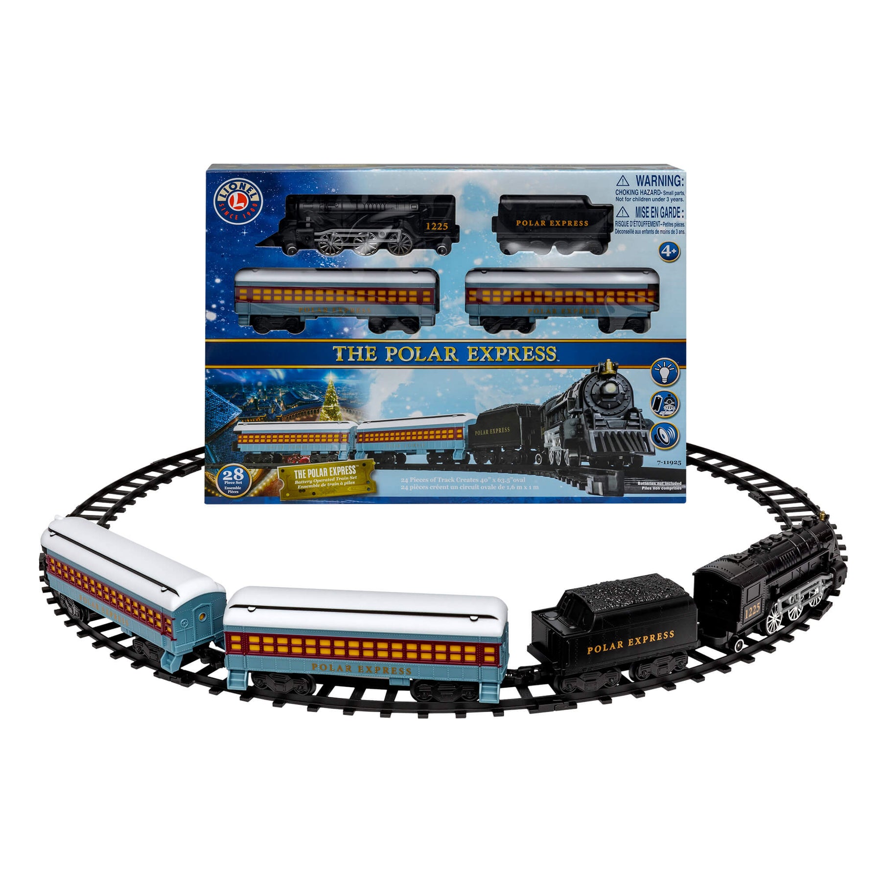 Lionel The Polar Express Battery Powered Ready-to-Play Train Set ...