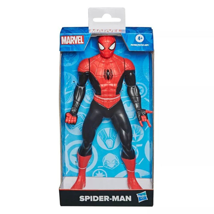 Marvel Mighty Hero Series Spider-Man Black and Red 9.5 Inch Action ...