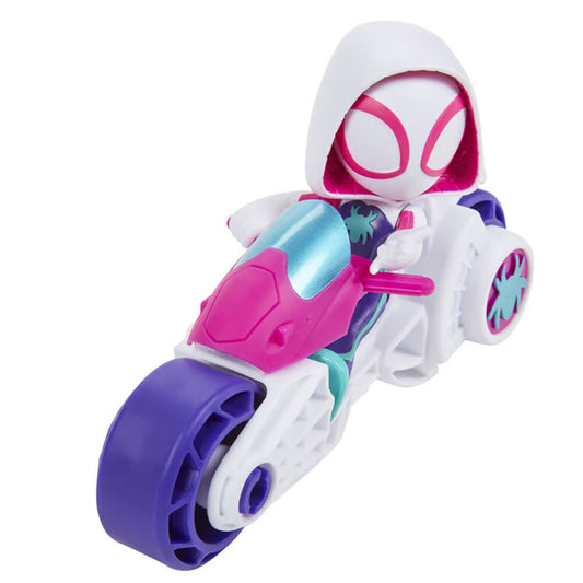 Marvel Spidey and His Amazing Friends 4" Ghost-Spider and Motorcycle A ...
