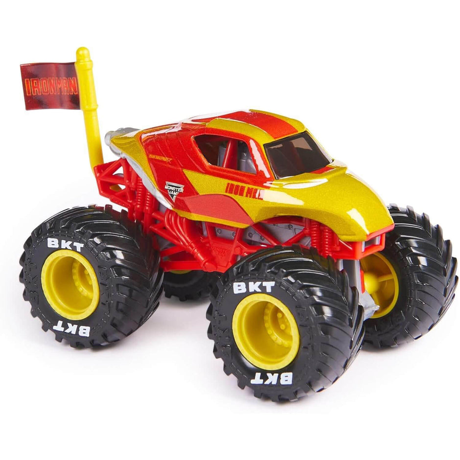 Monster Jam Marvel 1:64 Scale Diecast Iron Man Monster Truck – Maziply Toys