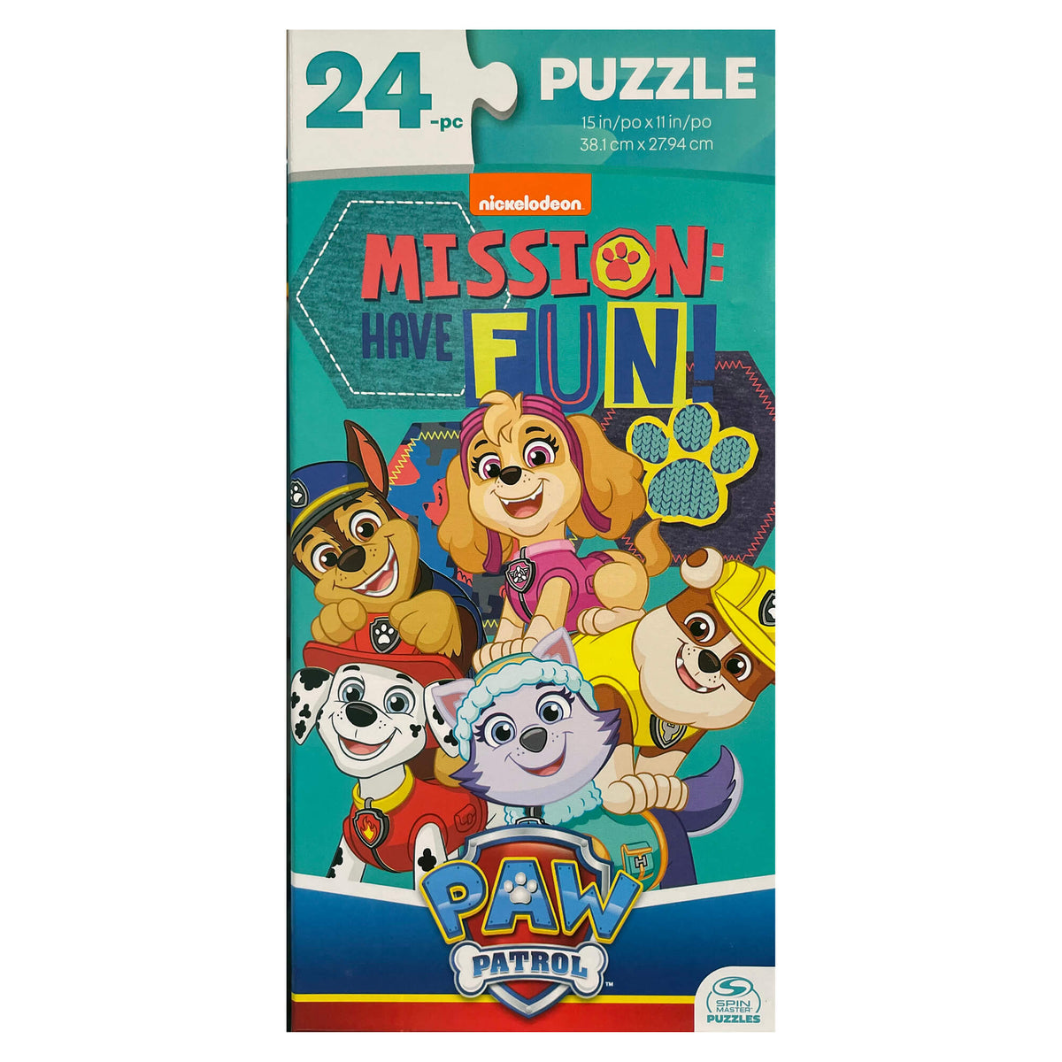PAW Patrol Mission Have Fun 24 Piece Jigsaw Puzzle – Maziply Toys