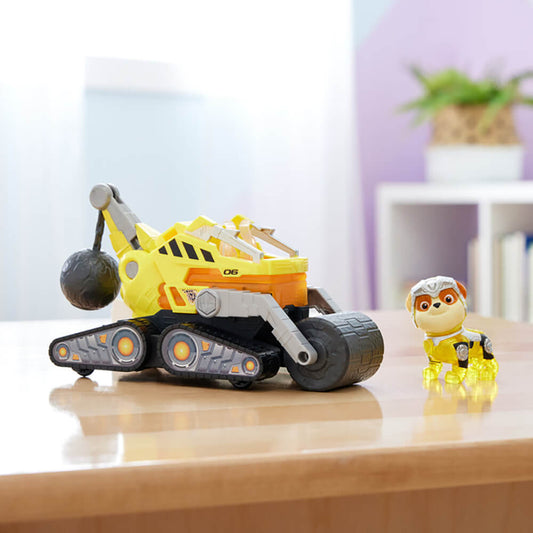 PAW Patrol The Mighty Movie Rubble Vehicle & Figure Set – Maziply Toys