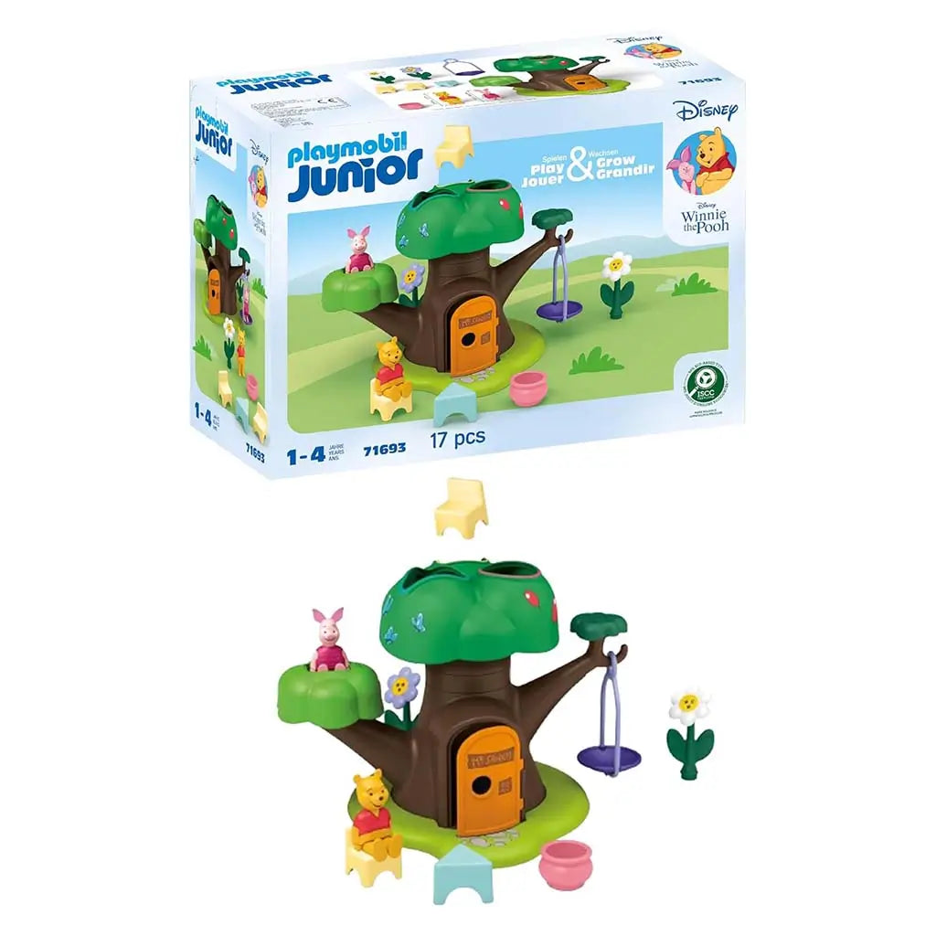 Playmobil Junior & Disney Winnie the Pooh's & Piglet's Tree House Play ...