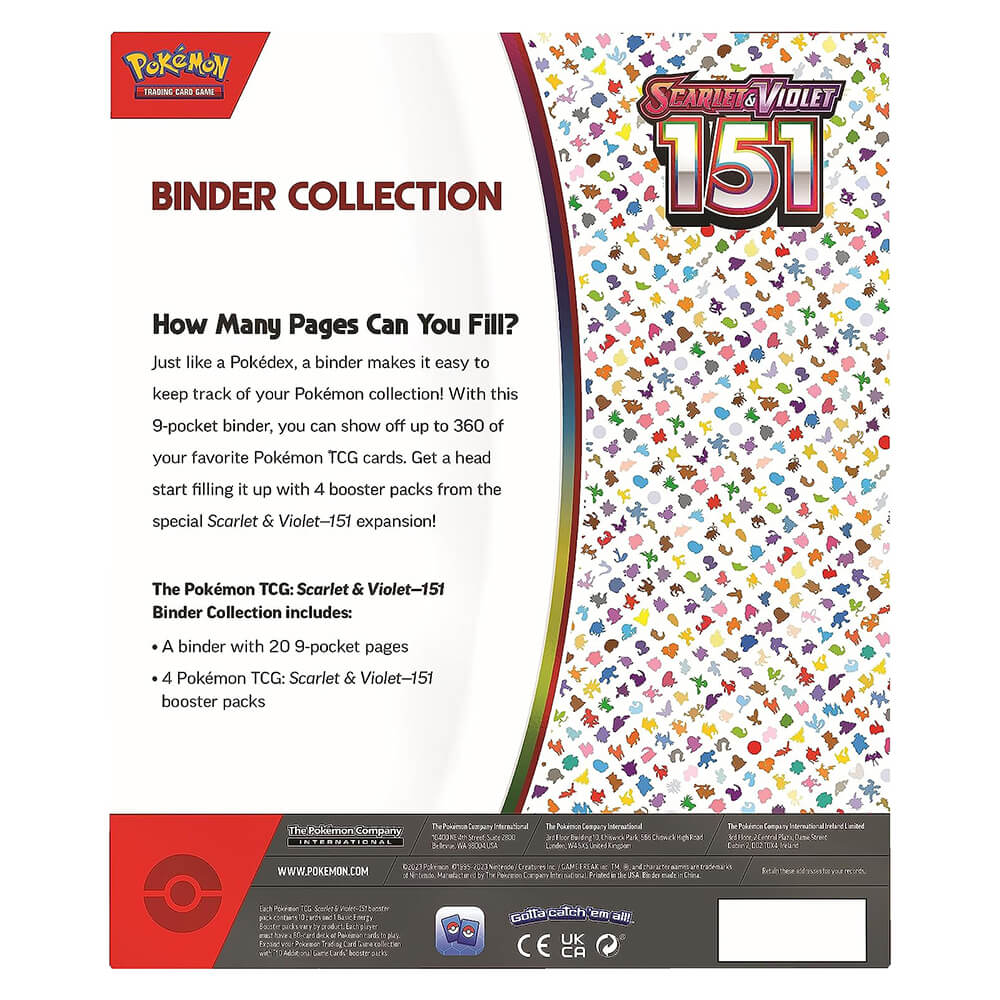 Pokemon TCG Scarlet & Violet 151 Binder Collection