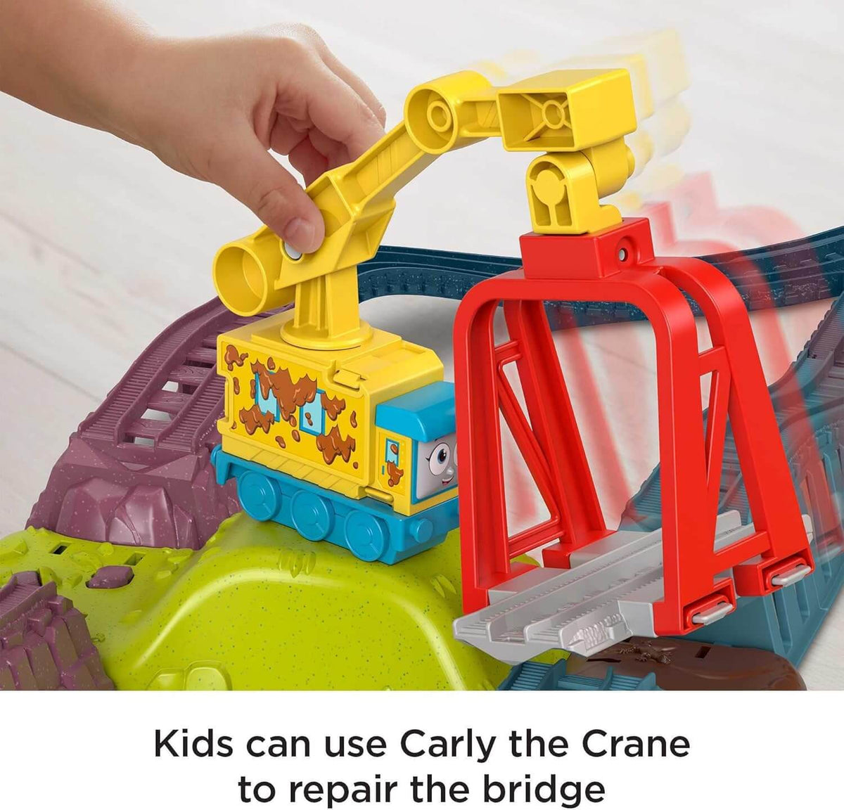 Thomas & Friends Launch & Loop Maintenance Yard Motorized Train Set ...