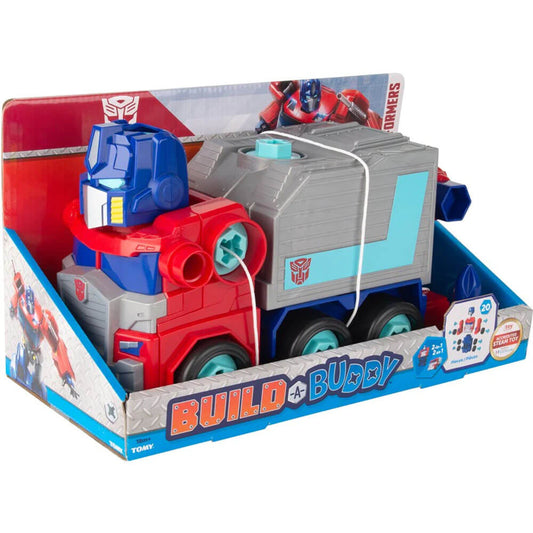 TOMY Build-A-Buddy 2-In-1 Optimus Prime Building Set – Maziply Toys