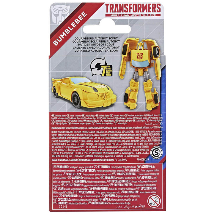 Transformers Authentics Bravo Bumblebee 4.5" Action Figure – Maziply Toys