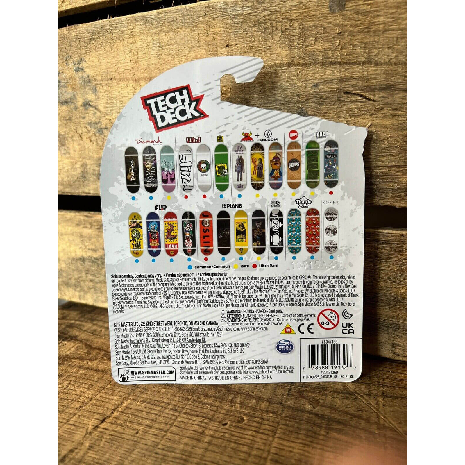 Tech Deck Flip Volcom Collin Provost Toy Machne XRare Fingerboard ...