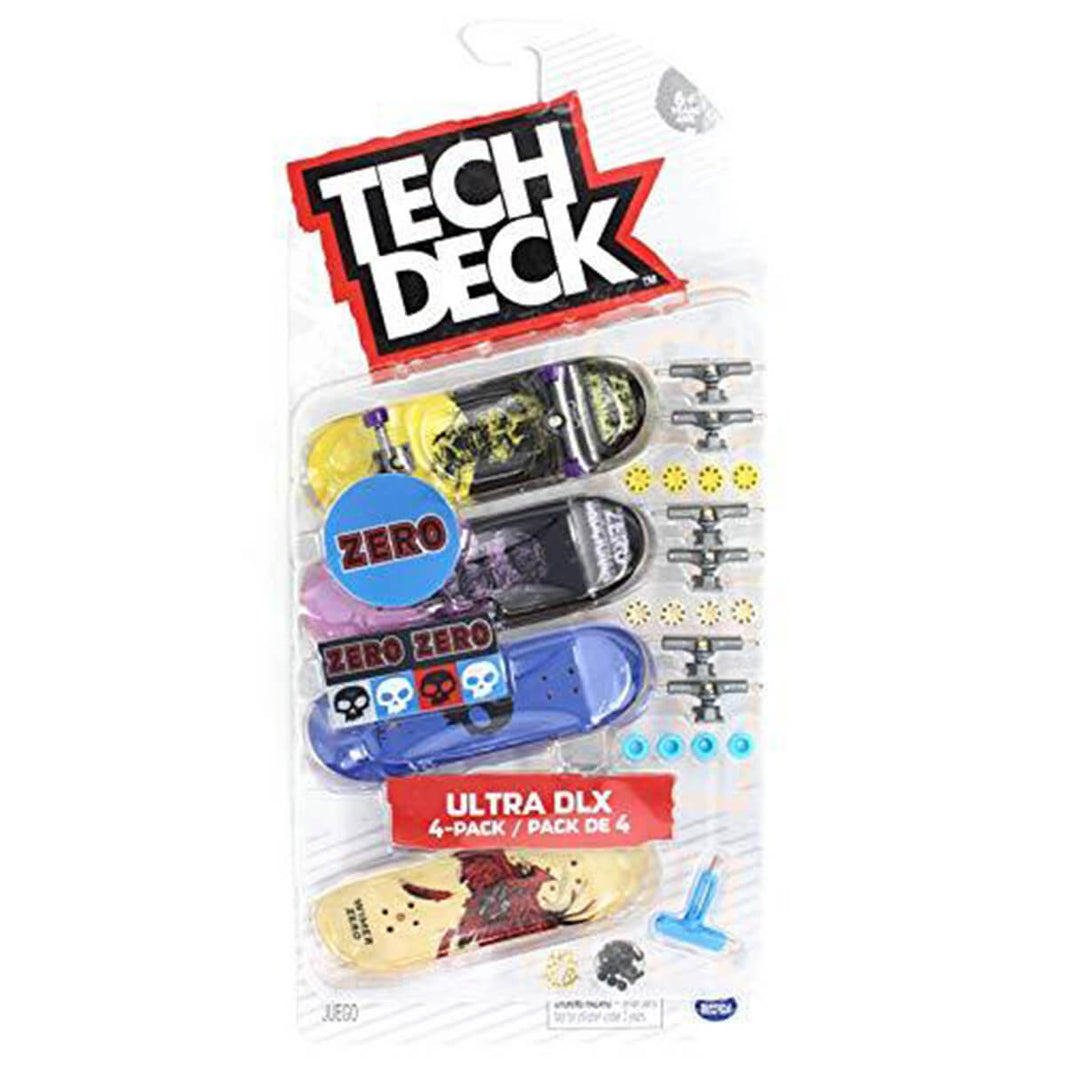 Tech Deck Ultra DLX 4-Pack Zero Fingerboard – Maziply Toys