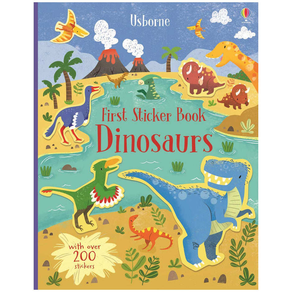 Usborne First Sticker Book Dinosaurs (First Sticker Books) – Maziply Toys