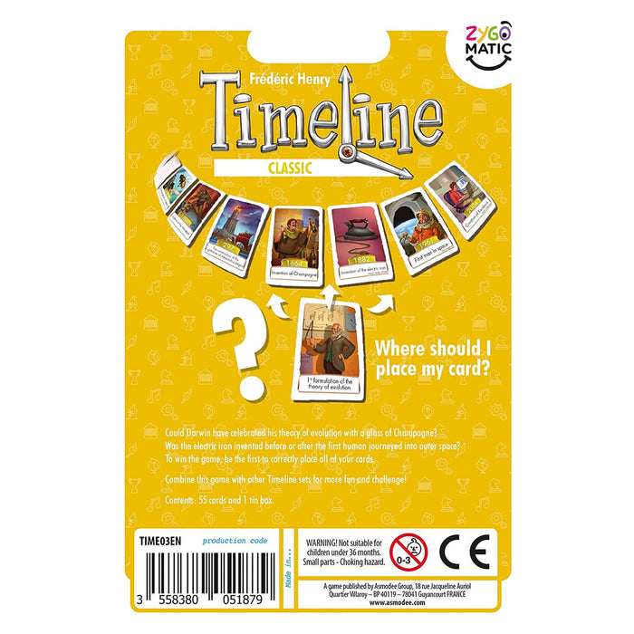 Timeline Classic Learning Card Game
