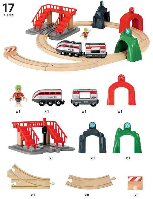 Brio Smart Tech Engine Set with Action Tunnels – Maziply Toys