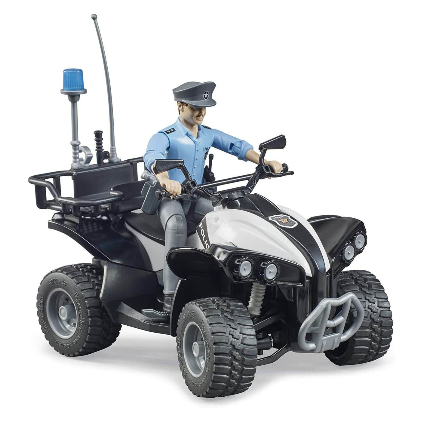 Bruder Police Quad with Policeman & Accessories – Maziply Toys