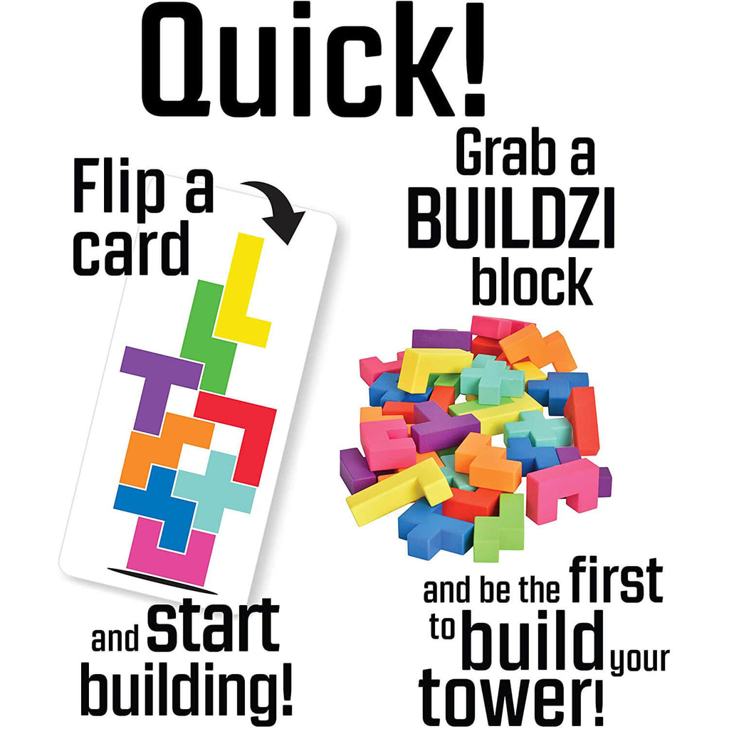 BUILDZI Block Stacking Party Game