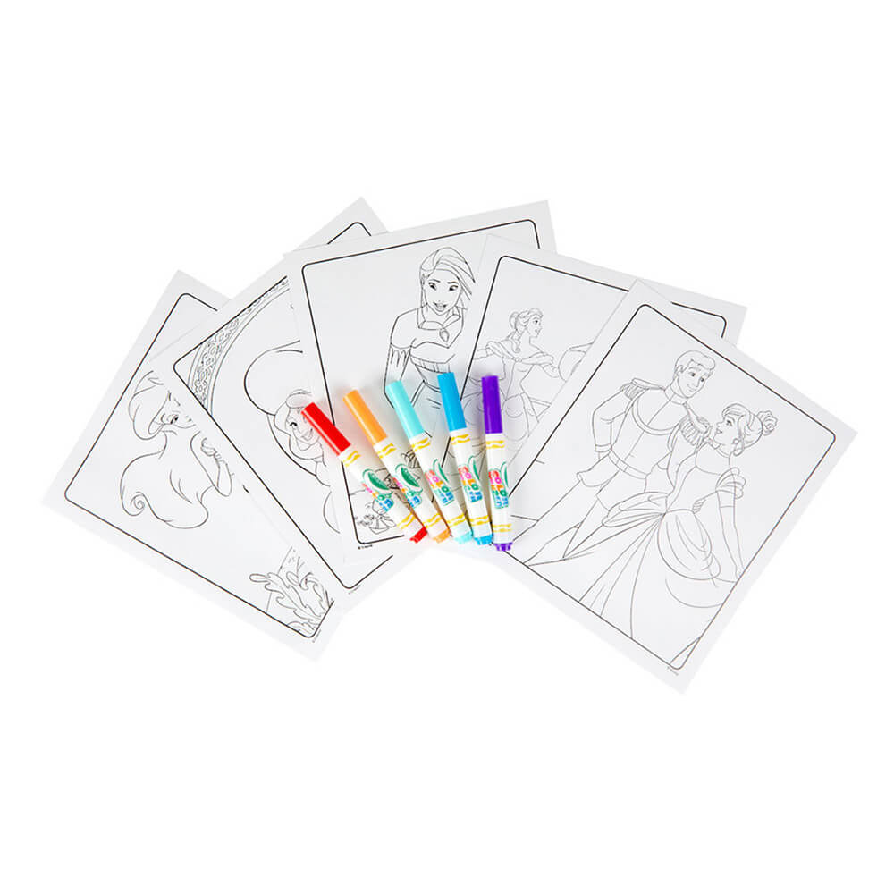 Crayola Color Wonder Disney Princess Coloring Page Set