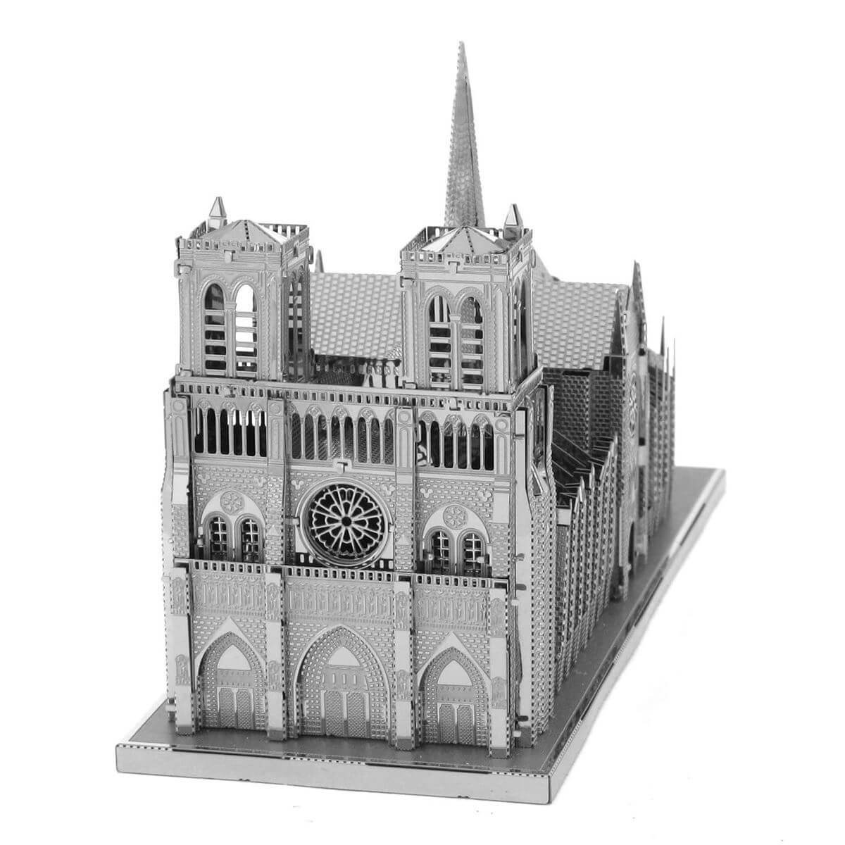 Metal Earth Iconx Notre Dame Cathedral 2 Sheet Metal Model Kit