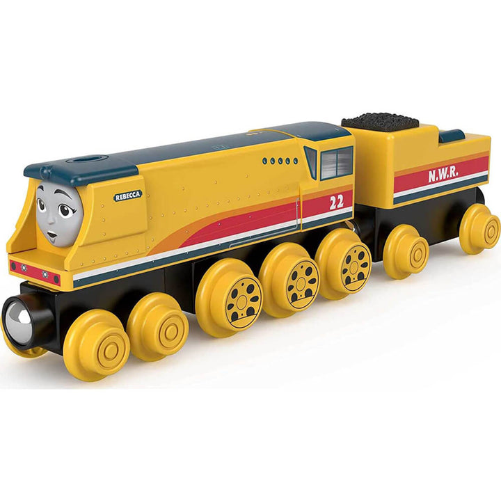 Fisher-Price Thomas & Friends Wooden Railway Rebecca Engine and Coal ...