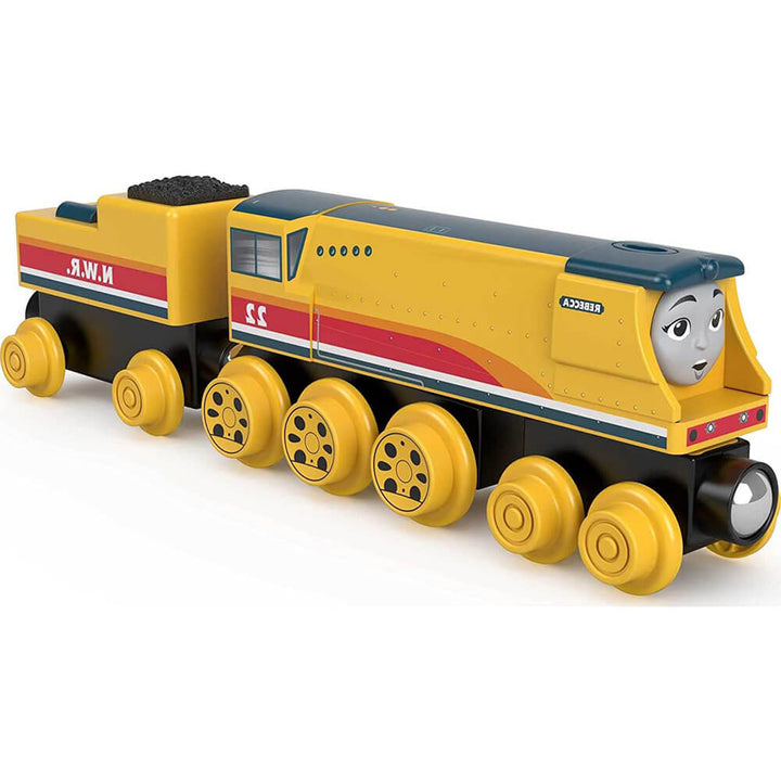 Fisher-Price Thomas & Friends Wooden Railway Rebecca Engine and Coal ...