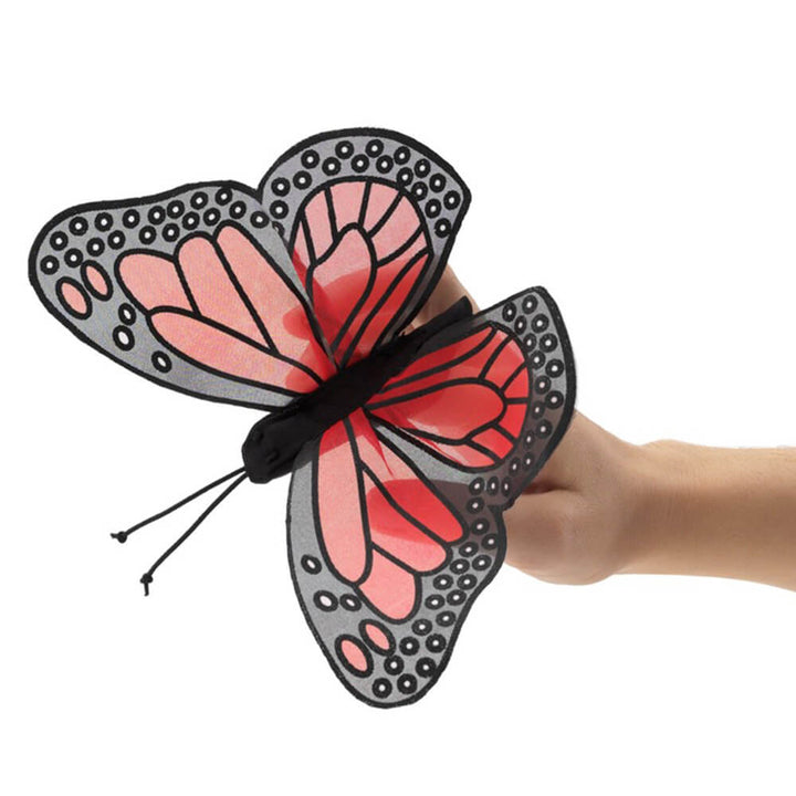Folkmanis Mini Monarch Butterfly Finger Puppet – Maziply Toys