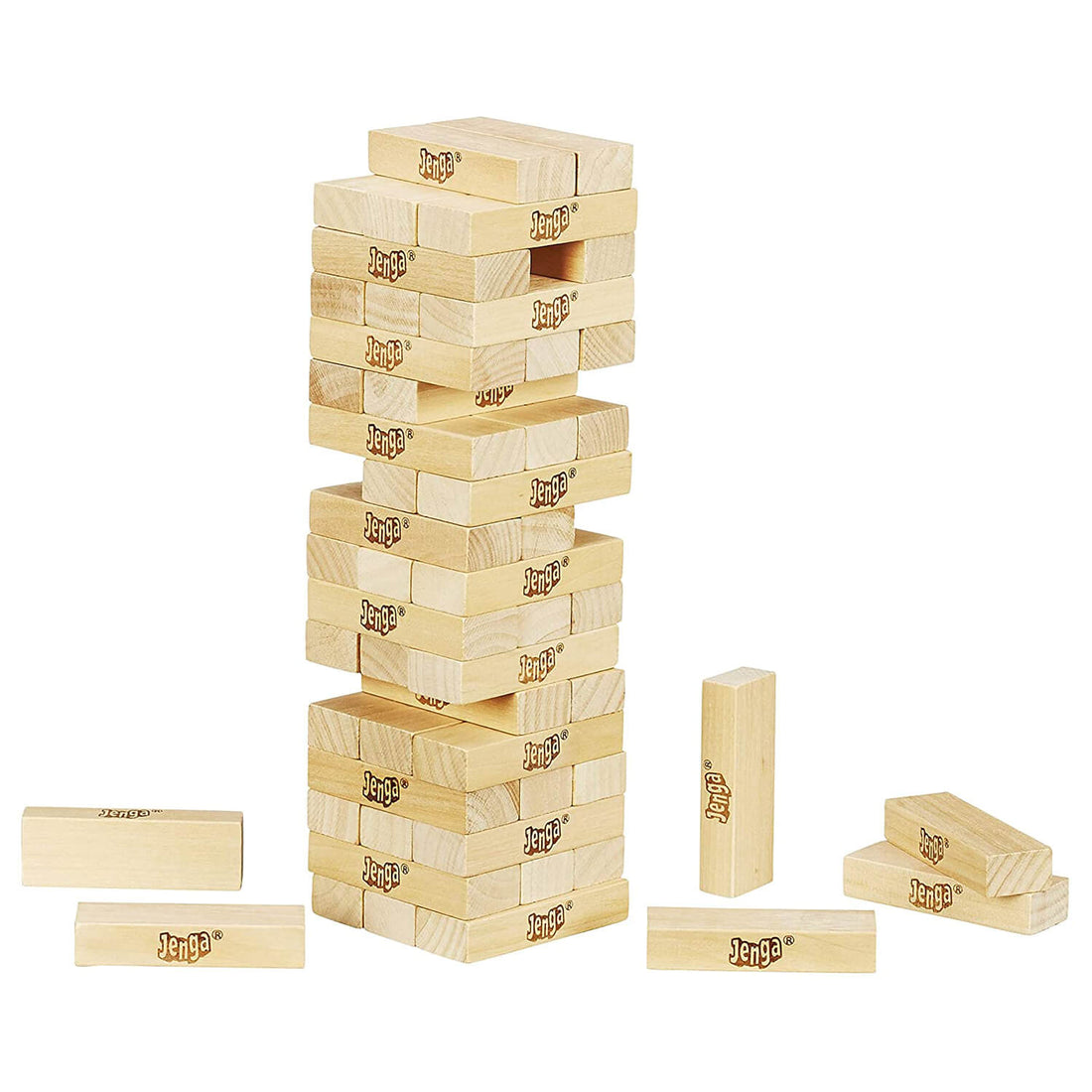 Jenga Wooden Blocks Balancing Game