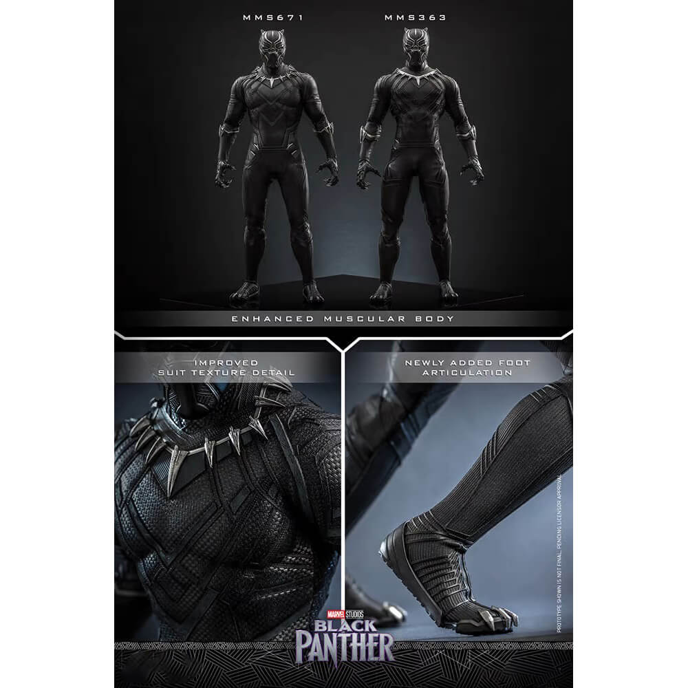 Hot Toys Marvel Black Panther (Original Suit) 1:6 Scale Collectible Fi