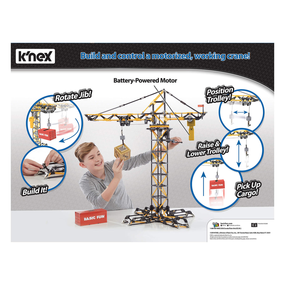 K'NEX Controlled Crane Building Set