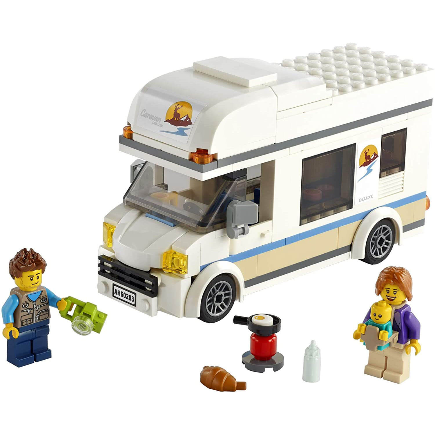 LEGO City Great Vehicles Holiday Camper Van 190 Piece Set
