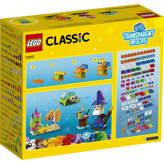 LEGO Classic Creative Transparent Bricks 500 Pc – Maziply Toys