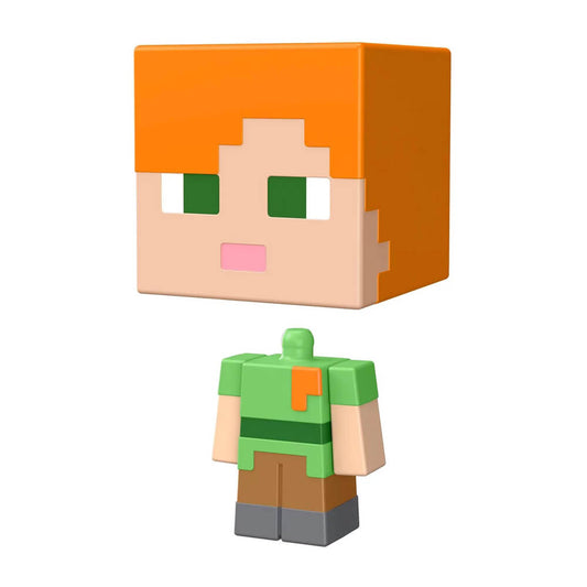 Minecraft Mob Head Mini Alex Figure – Maziply Toys