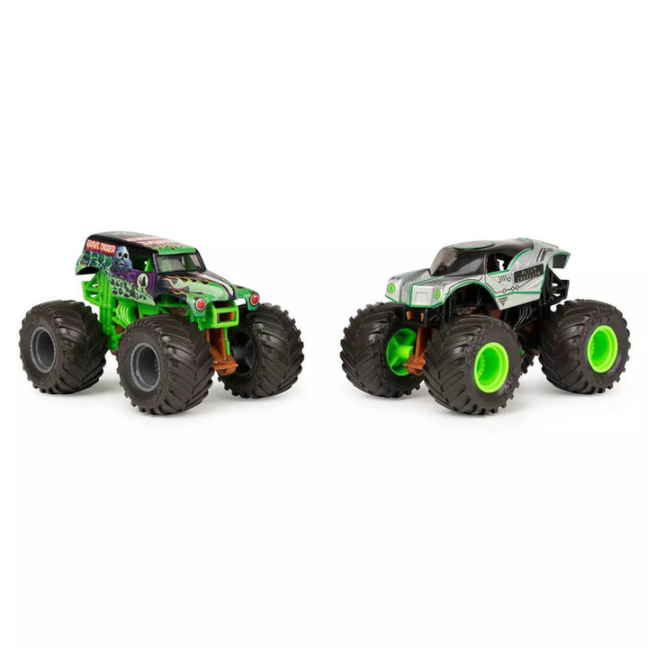 Monster Jam Color Change Grave Digger vs Alien Invasion 2-Pack ...