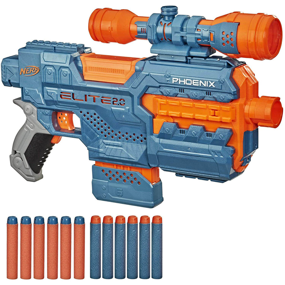 NERF Elite 2.0 Phoenix CS-6 Blaster – Maziply Toys