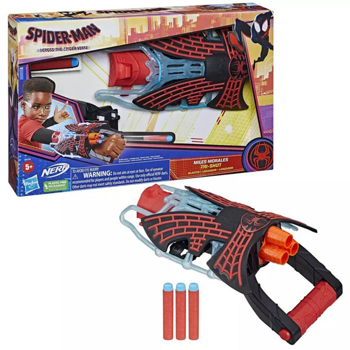 NERF Marvel Spider-Man: Across the Spider-Verse Miles Morales Tri-Shot ...