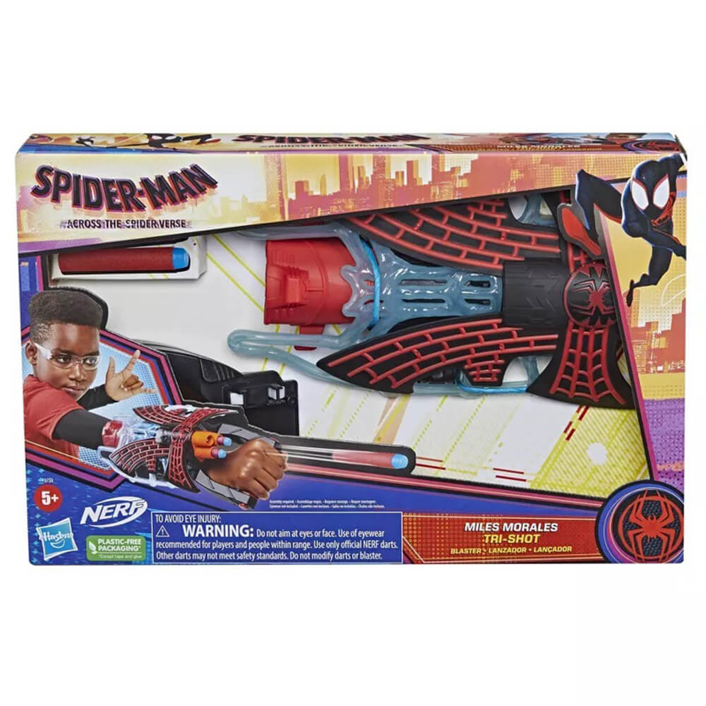 NERF Marvel Spider-Man: Across the Spider-Verse Miles Morales Tri-Shot ...