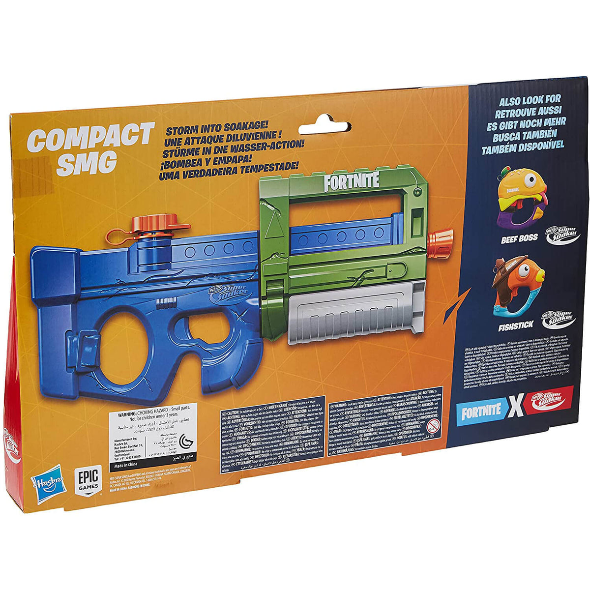 NERF Super Soaker Fortnite Compact SMG Water Blaster – Maziply Toys