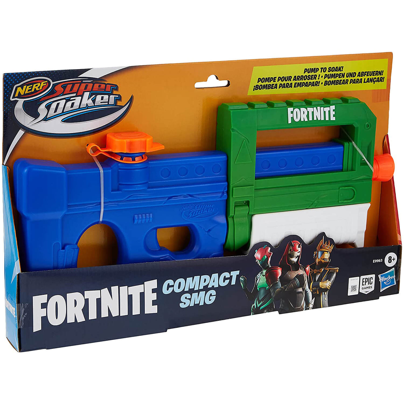 NERF Super Soaker Fortnite Compact SMG Water Blaster – Maziply Toys