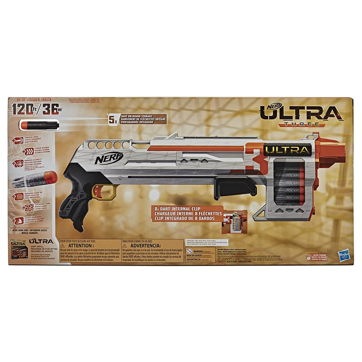 NERF Ultra Three Pump Action Blaster – Maziply Toys