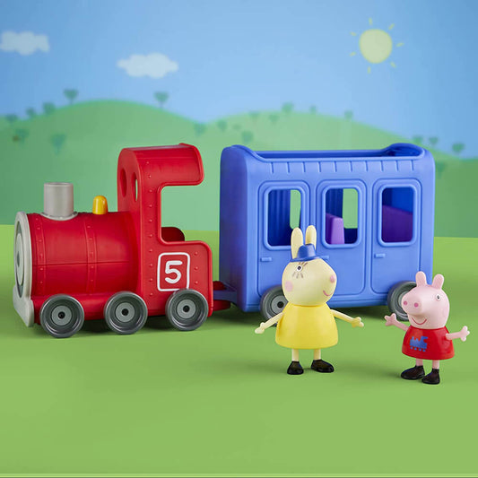 Peppa Pig Peppa’s Adventures Miss Rabbit’s Train Preschool Toy ...